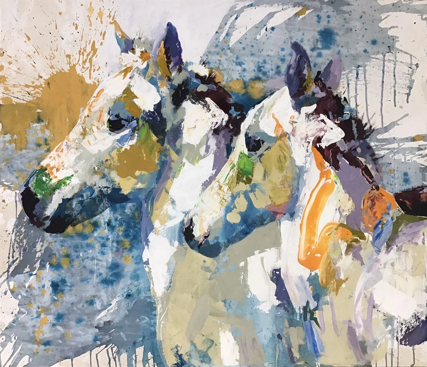 Original Horse Paintings — melissa mason | Modern Equine Paintings