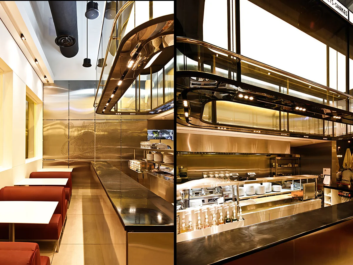 Redefining the Burger: ARCHJS Crafts Upscale Johnny Rockets in Kuwait ...