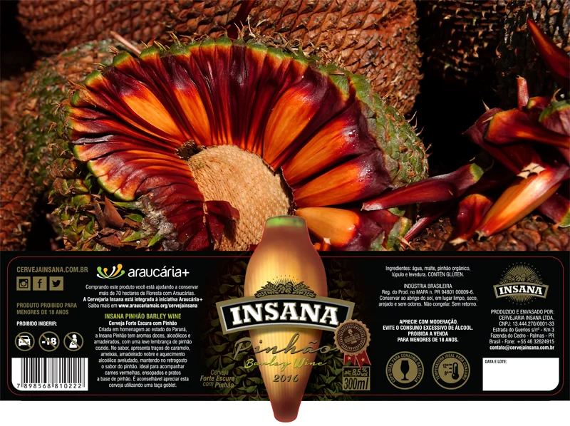 Insana relança a cerveja de pinhão — Beer Art - Portal da CERVEJA