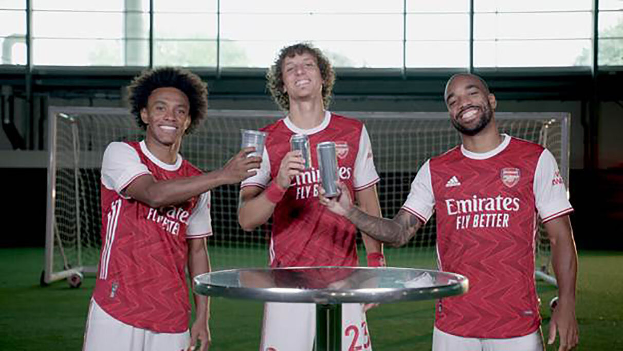 Uma parceria global por embalagens sustentáveis em estádios — Beer Art ...