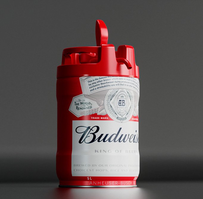 Barril da Budweiser ganha prêmio de design inédito — Beer Art - Portal ...