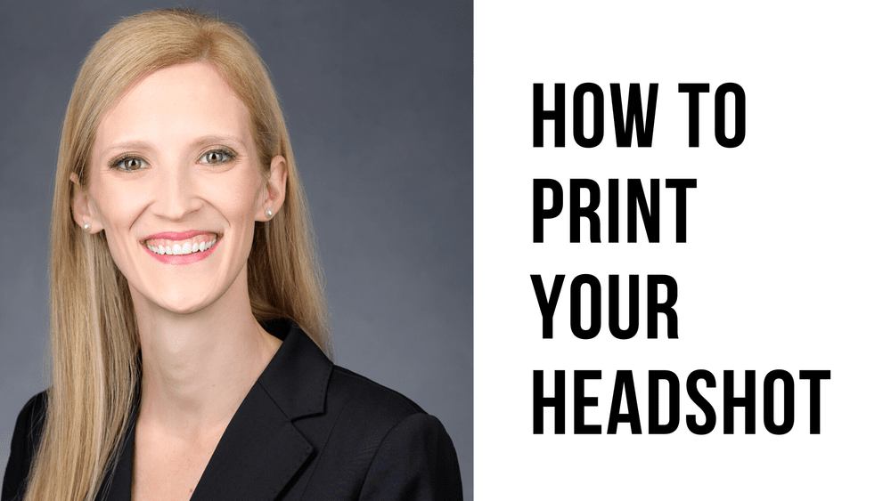 Video Tips - How to print your headshot — Headshots by Scott Lawrence