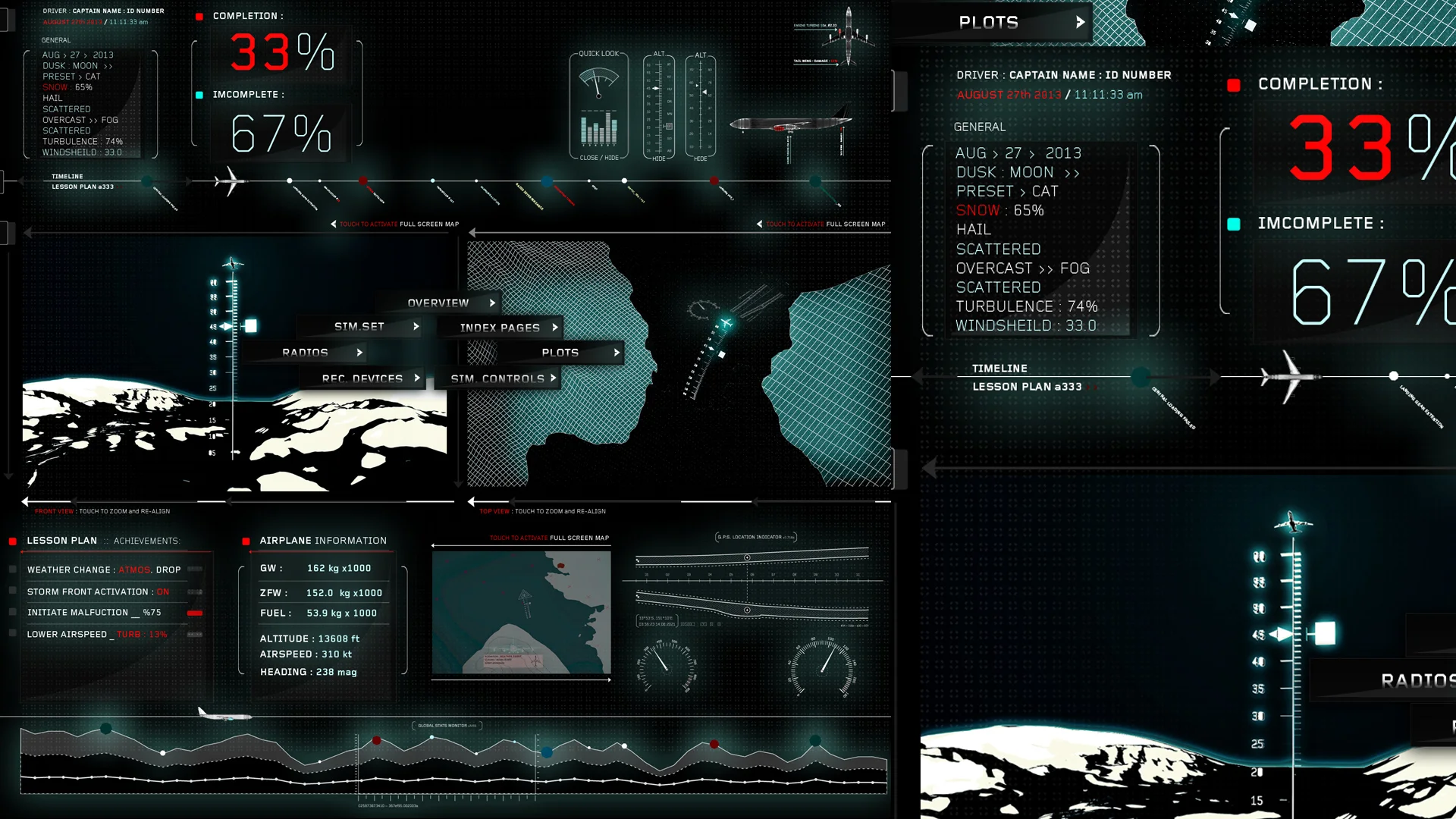 CAE Flight Simulation UI — Greg Herman