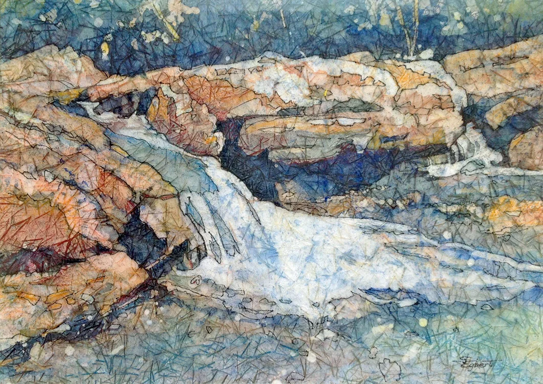 Acrylic Batik — Susan Egbert Studio