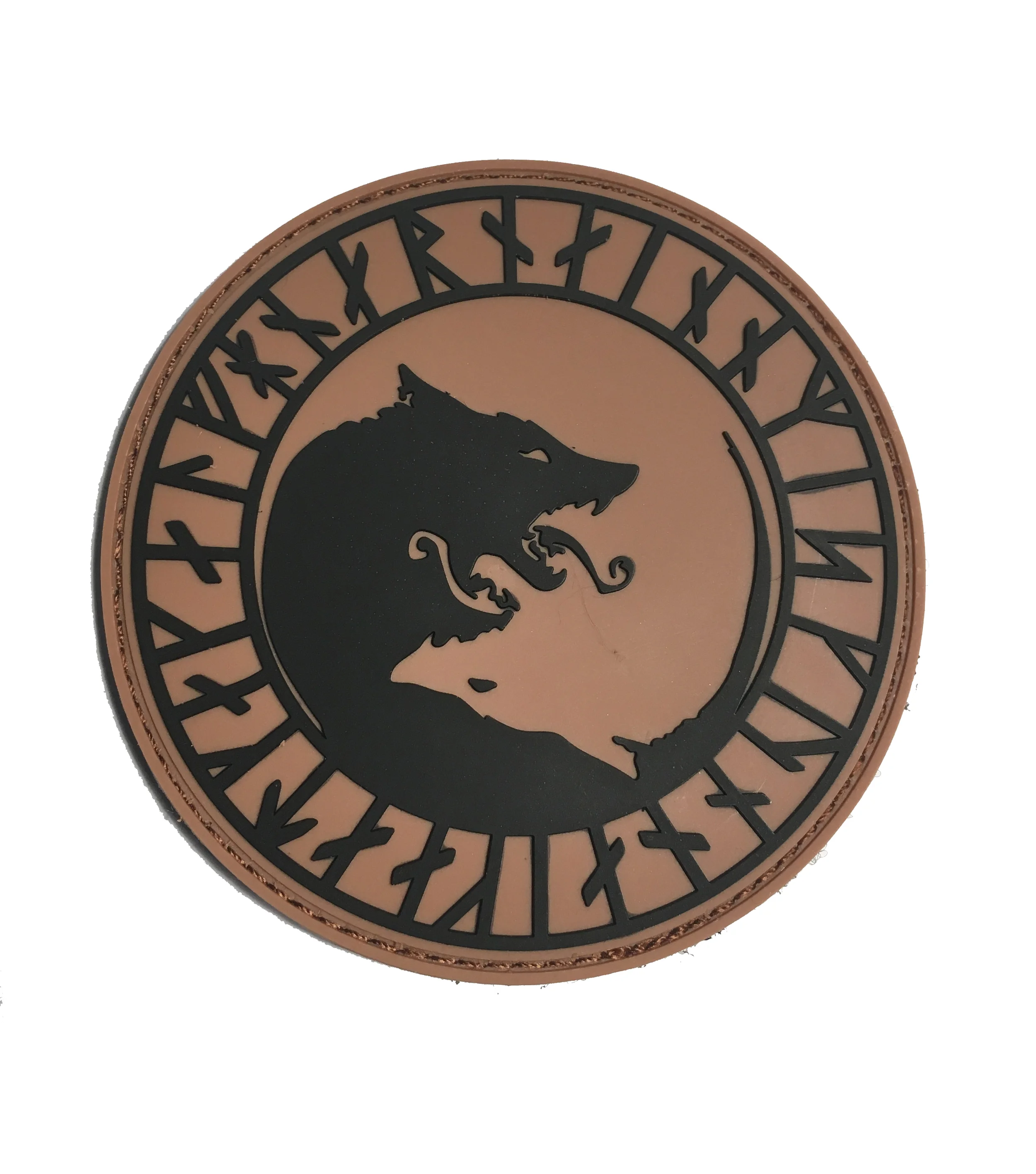 The VIKING “ÚLFHÉÐNAR, NO MERCY, ONLY VIOLENCE WOLF RUNE PVC 4" patch ...