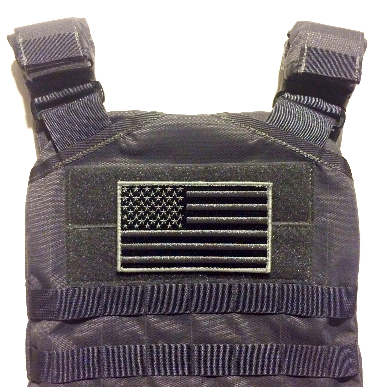 LARGE 5x3" Authentic mil spec - Color Tactical Us USA Flag Velcro Patch ...