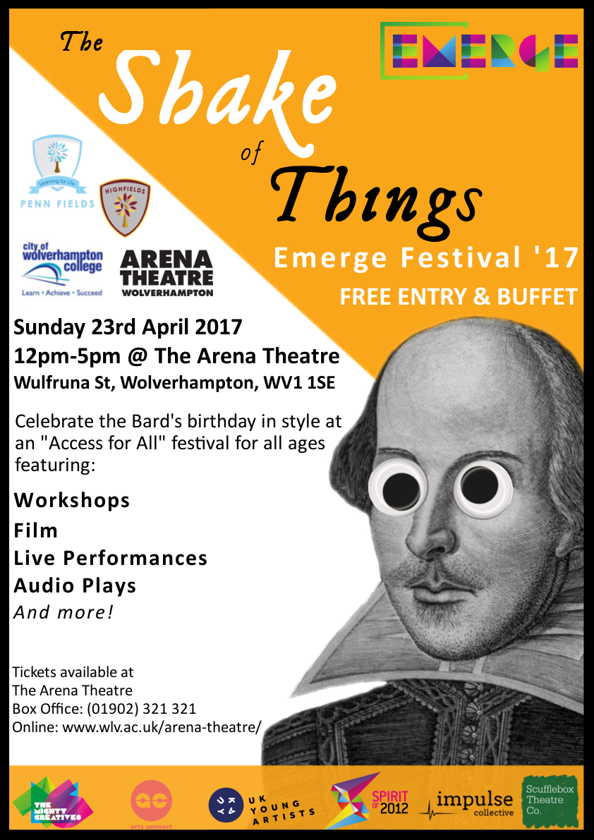Shakespeare to be celebrated during arts festival — Highfelds