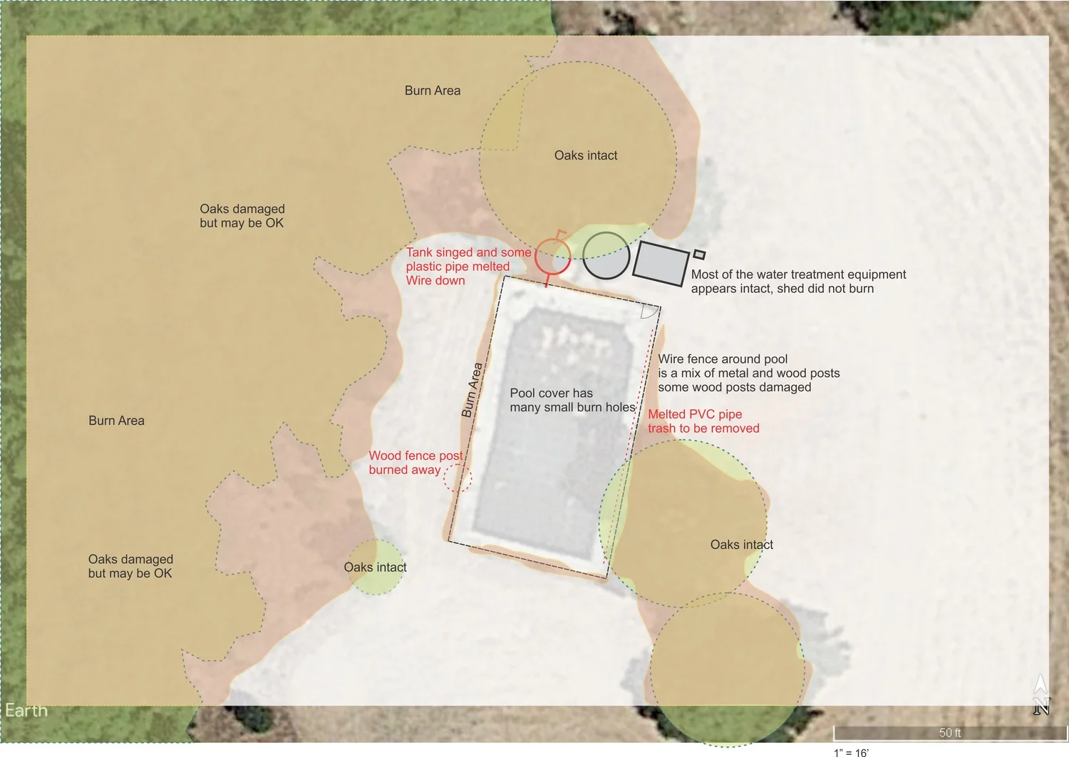 Mapping the Thomas Fire Damage at Meher Mount — Meher Mount