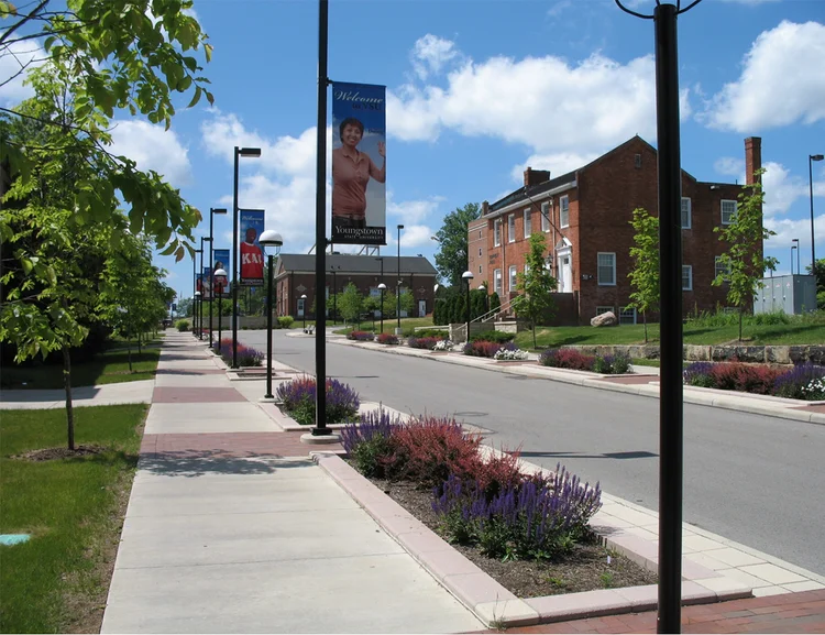 Youngstown State University Campus Gateways & Spring Street Streetscape ...