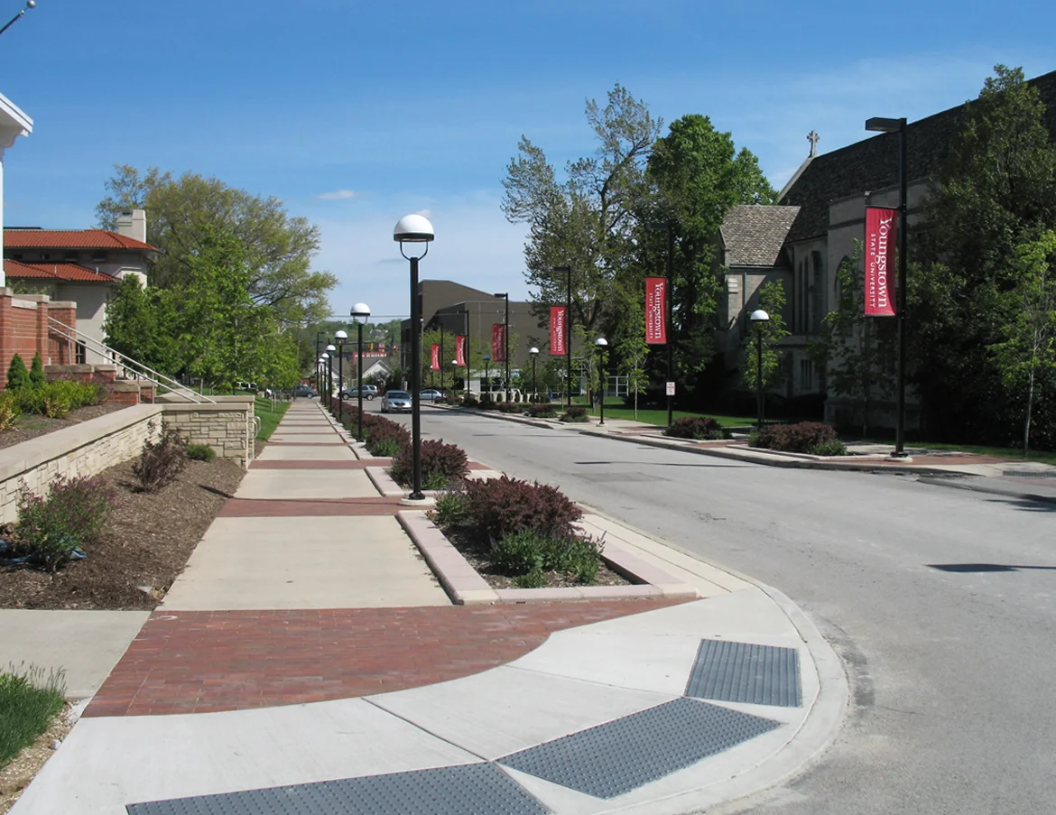 Youngstown State University Campus Gateways & Spring Street Streetscape ...