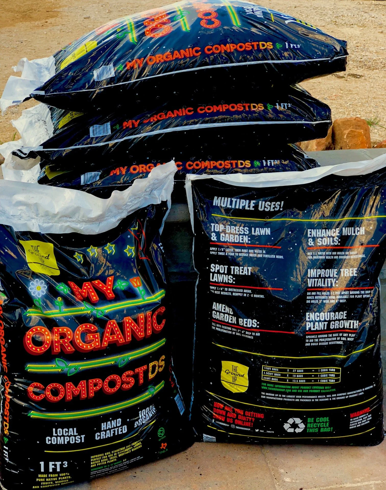 Texas' premium bagged soils, compost and mulches.