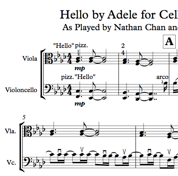 Viola Music Adele
