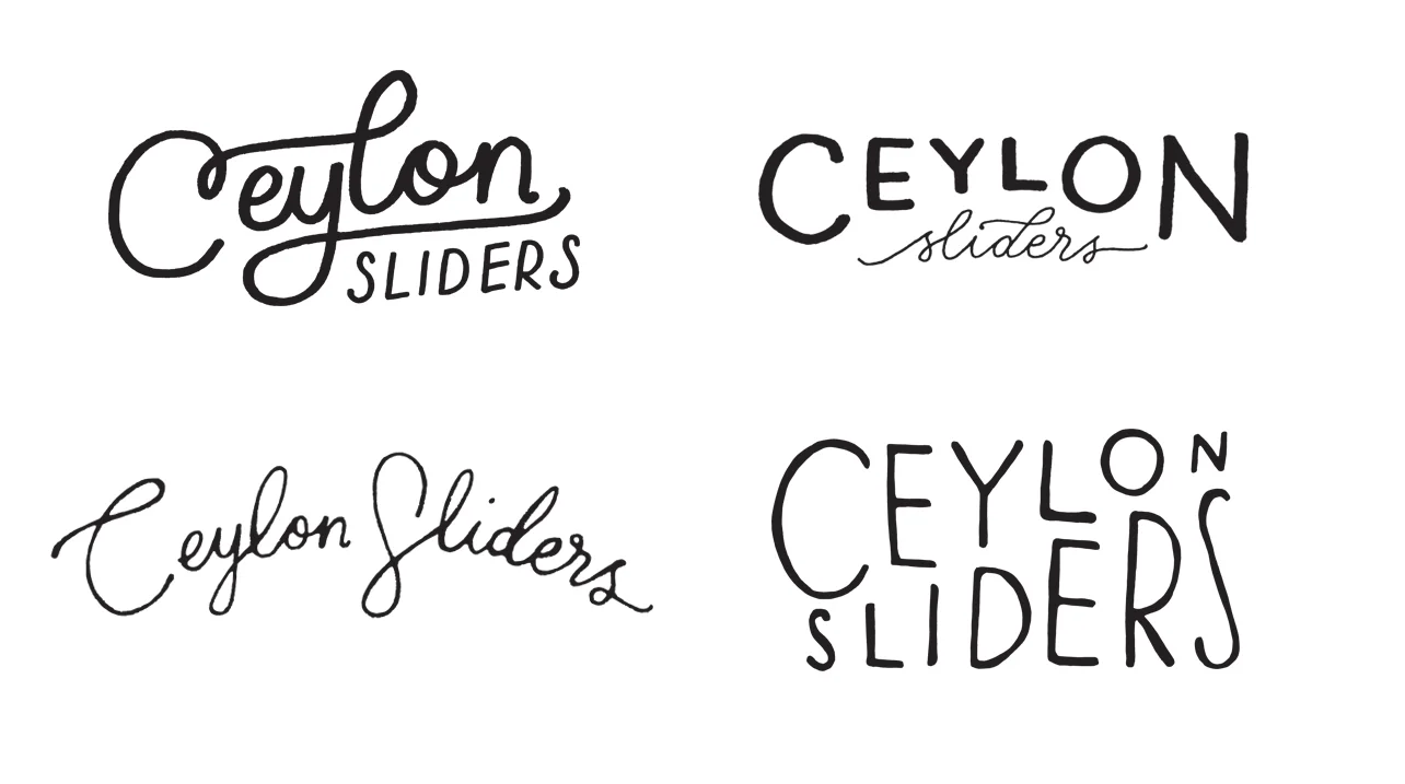 ceylon sliders — Liz Tregaskis Illustration & Lettering