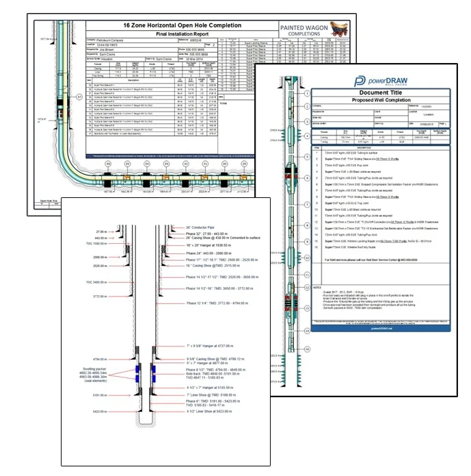 Powerdraw-Well Schematic Drawing Plug-In for Visio