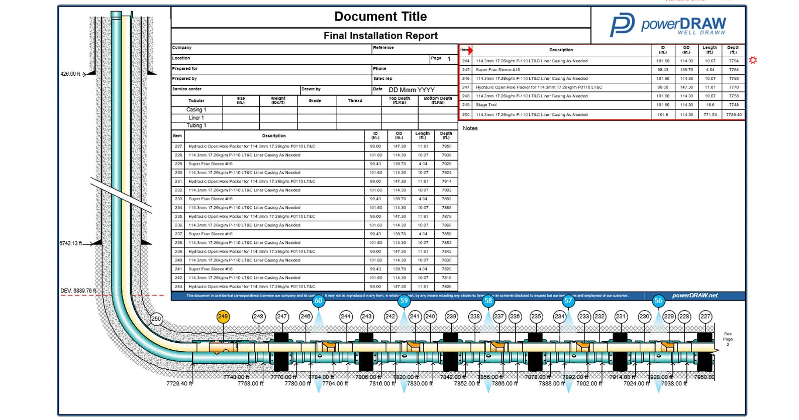 Powerdraw-Well Schematic Drawing Plug-In for Visio