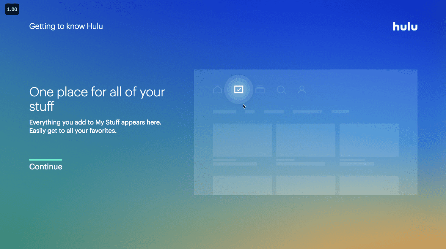 Hulu Onboarding Redesign (UX/UI/A11y) — Rory Hart