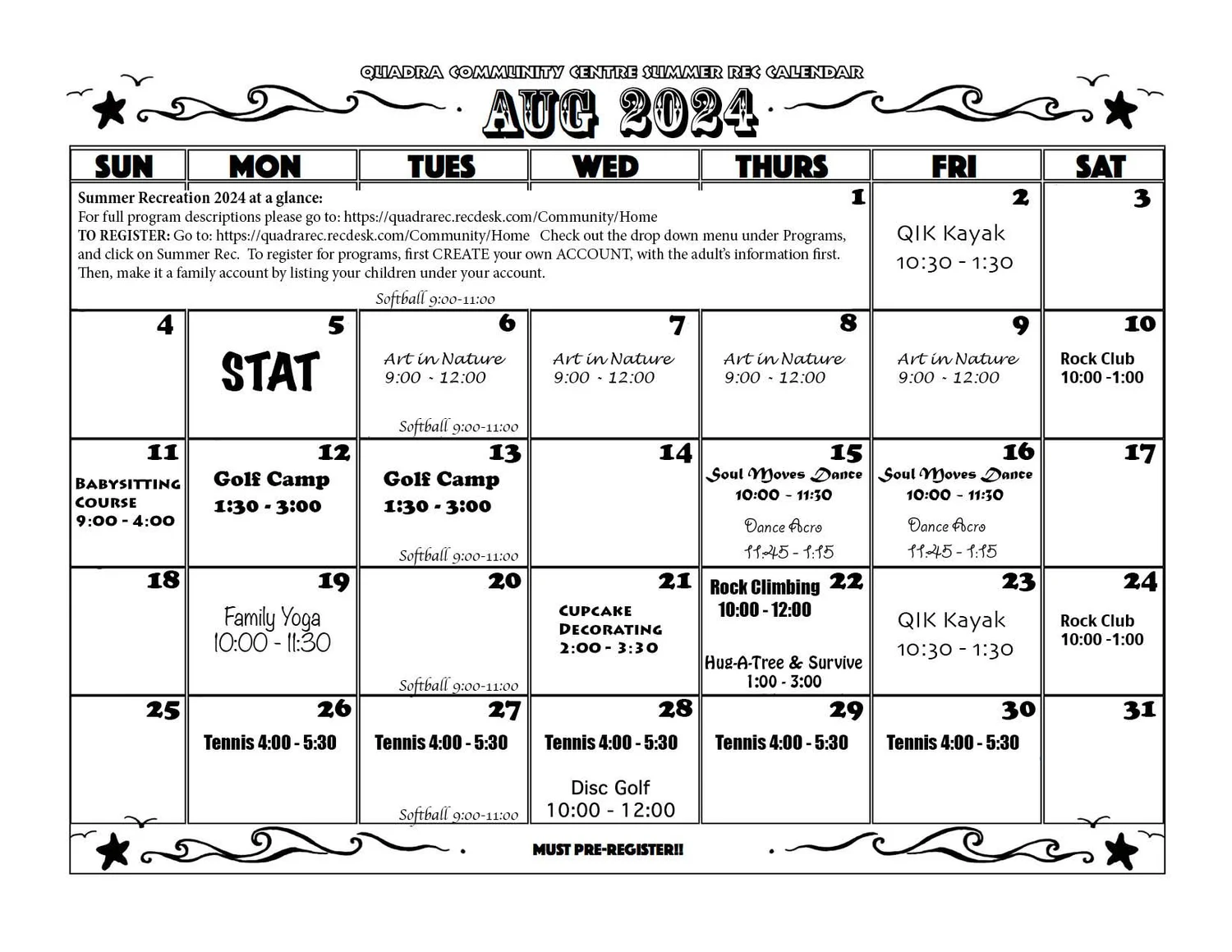 Recreation Guide — Quadra Island Community Centre
