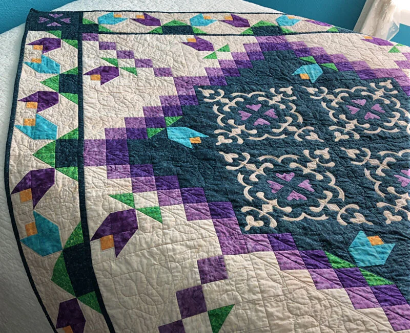 Tulips and Lace Quilt XI: “Nostalgic Beauty, Delicate & Strong” — Eye ...