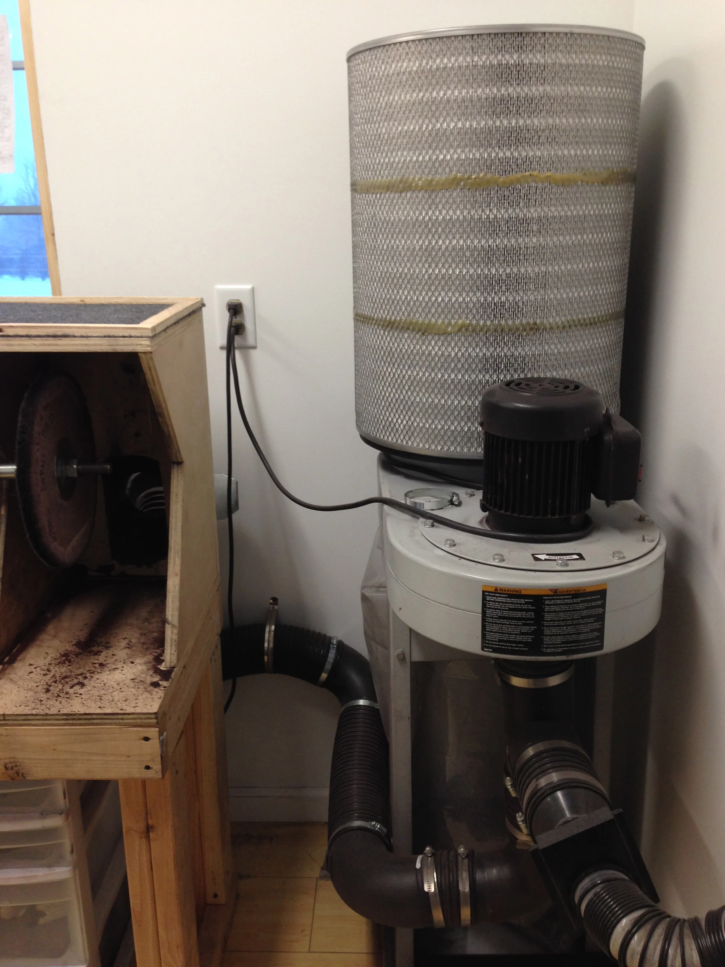 Buffing Cabinet Dust Collection System — WHITE GLOVE FANS