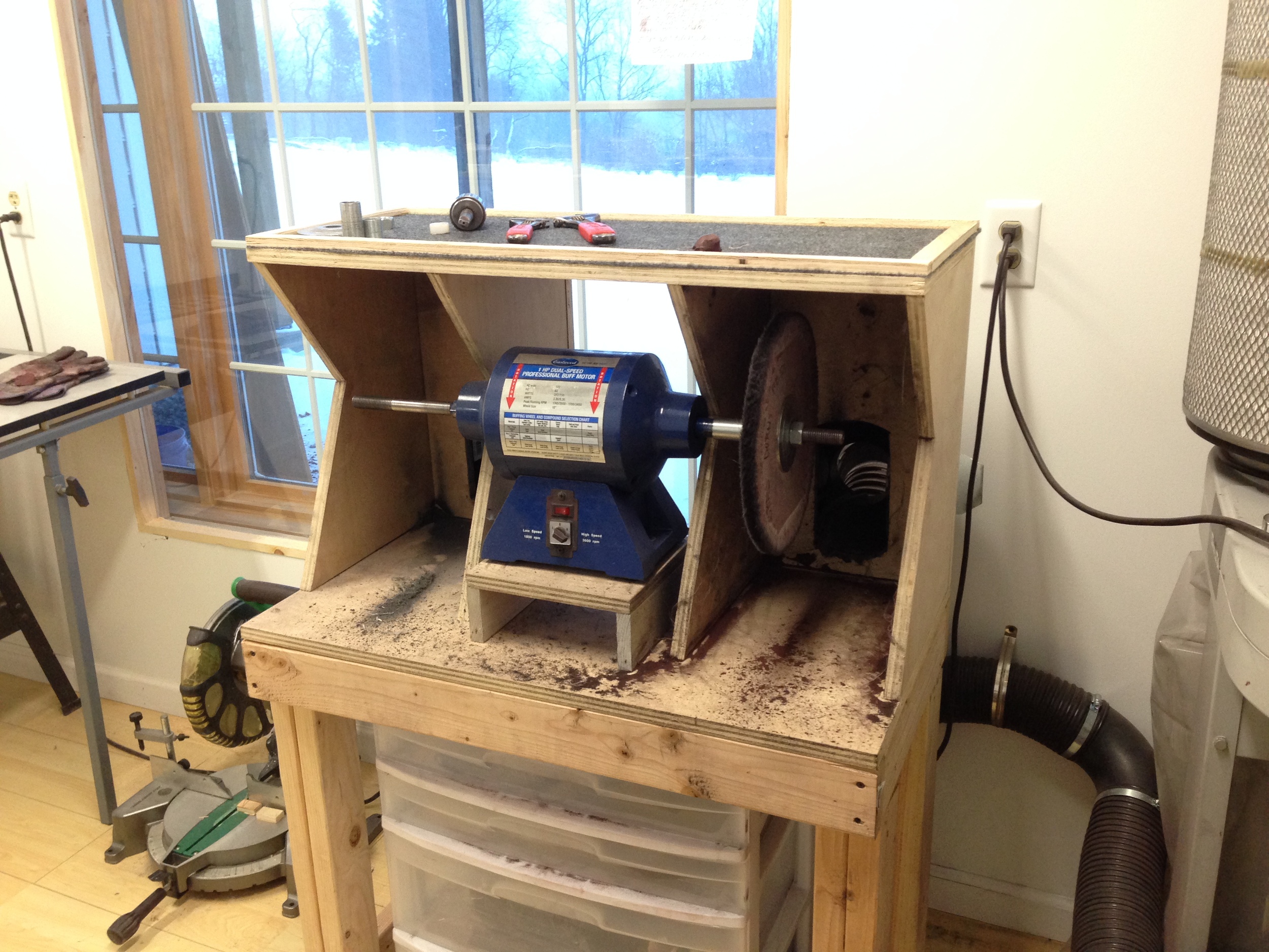 Buffing Cabinet Dust Collection System — WHITE GLOVE FANS