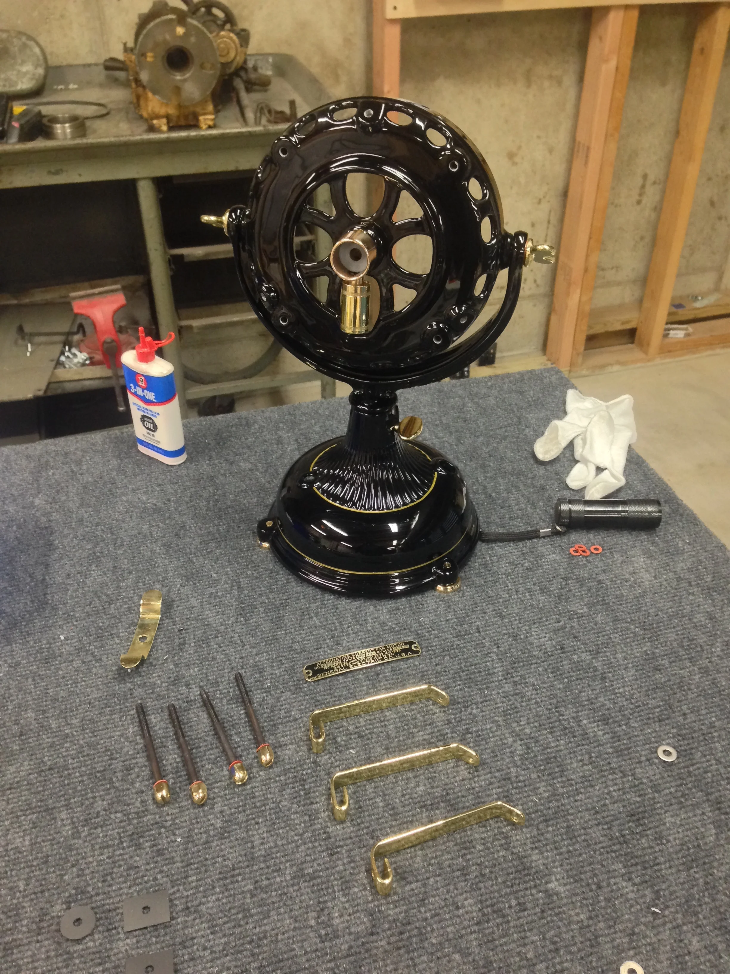 Restoring a 1905 Pancake Fan: A Photo Journal — WHITE GLOVE FANS