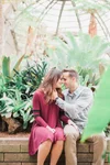 botanical garden engagement session / erica + mccain — Reality and ...