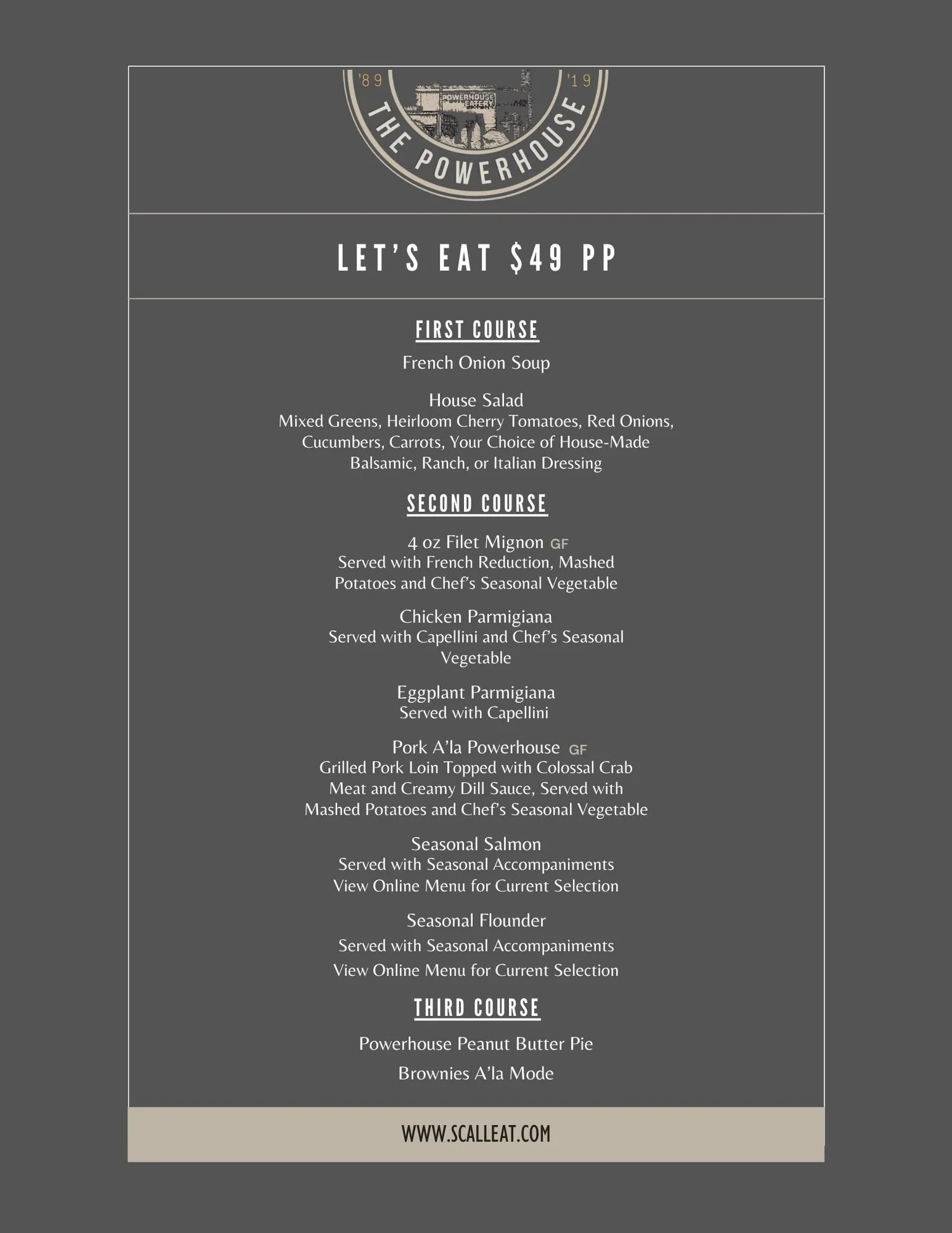 Party Packages — Powerhouse Eatery