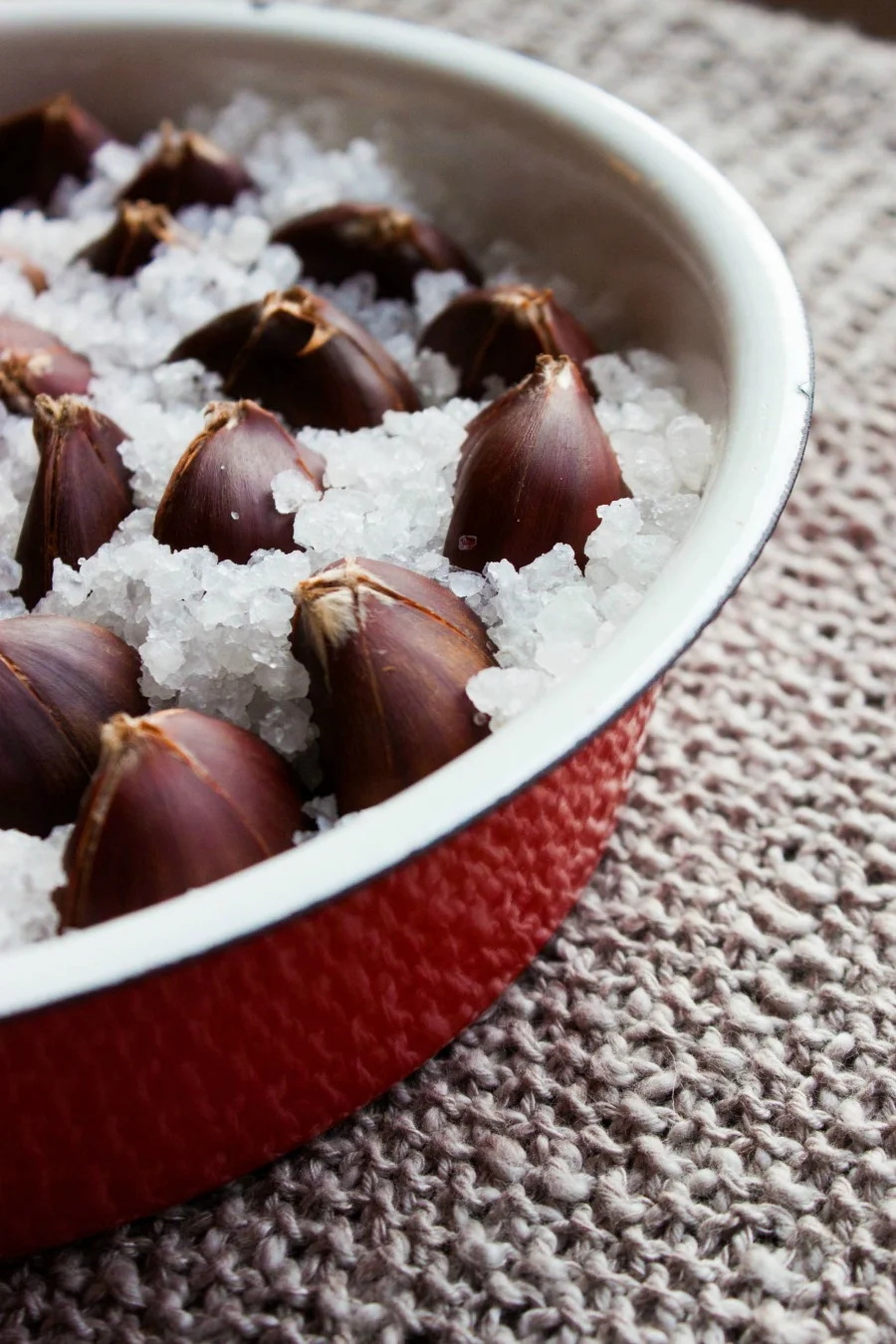 The Wait - Salt Roasted Chestnuts — My Blue&White Kitchen