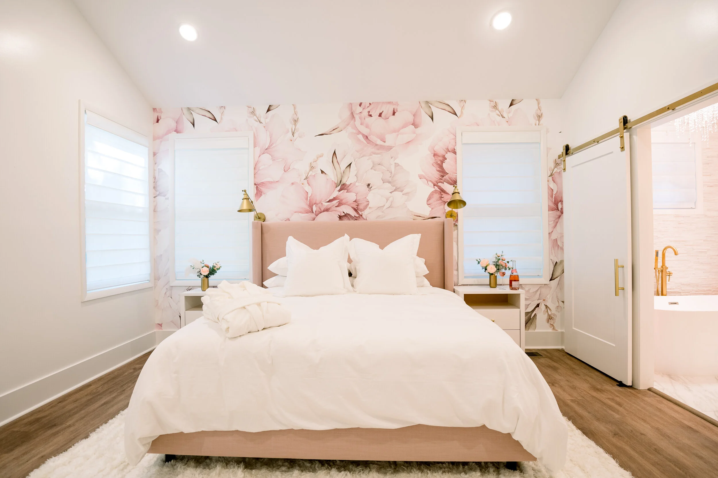 Celebration House: Pink Blush & Mauve Installation Filled Airbnb ...