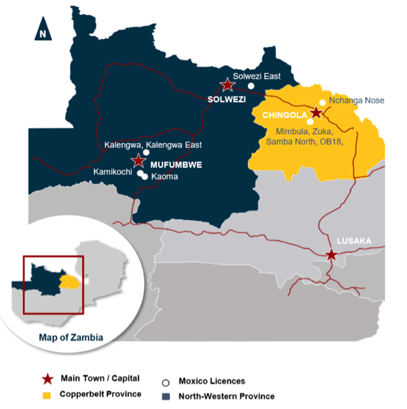 Republic of Zambia Exploration — Moxico Resources PLC