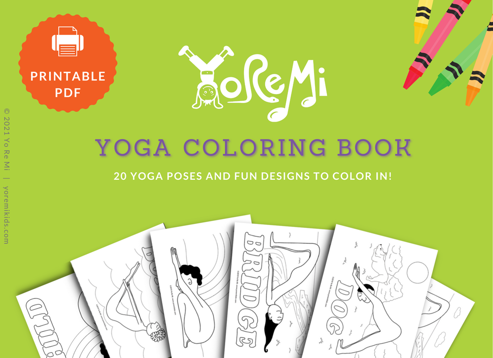 Kids Yoga Coloring Pages