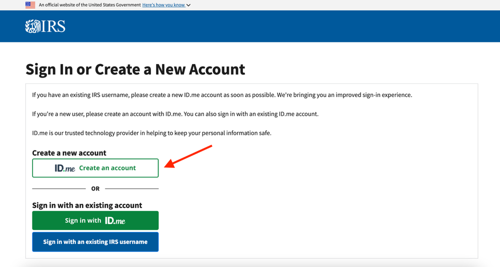 How can I create an IRS.gov account for myself? — Charitax