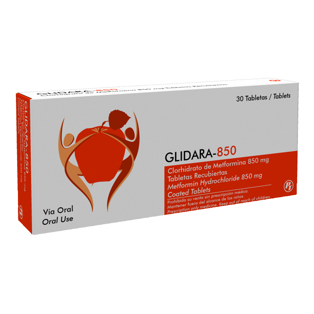 GLIDARA-850 (Metformina) Tabletas — Pharmatech República Dominicana