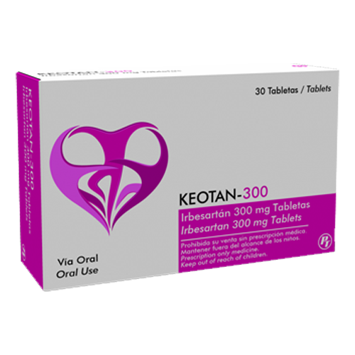 KEOTAN 300 (Irbesartán) Tabletas — Pharmatech República Dominicana