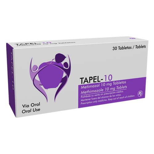 TAPEL 10 (Metimazol) Tabletas — Pharmatech República Dominicana