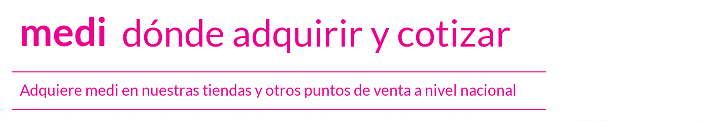 PRODUCTOS MEDI — Pharmatech República Dominicana