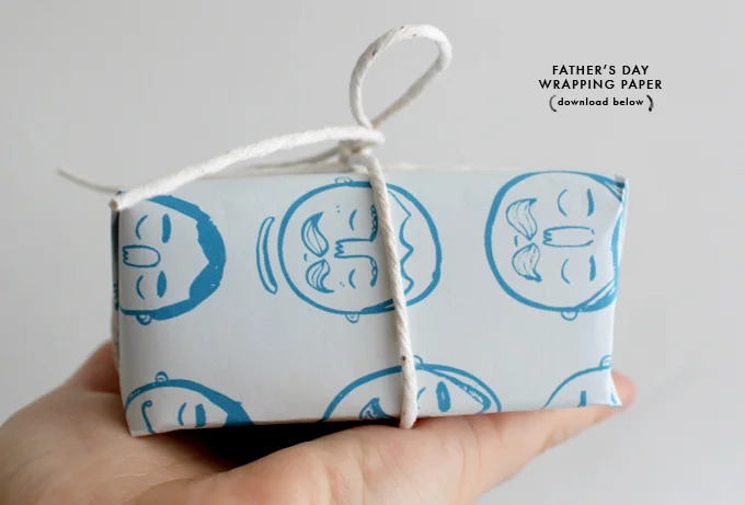DIY Printable : Father's Day Wrapping Paper — Evie Barrow
