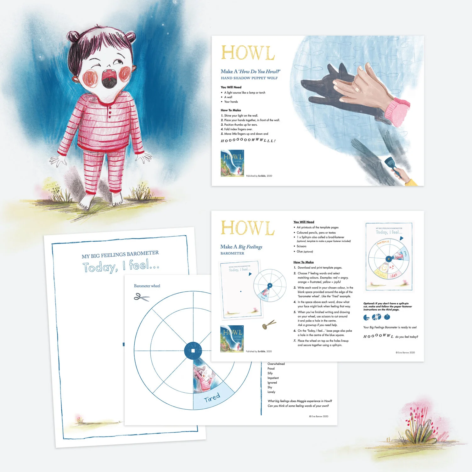 Howl : Downloadable Activities — Evie Barrow
