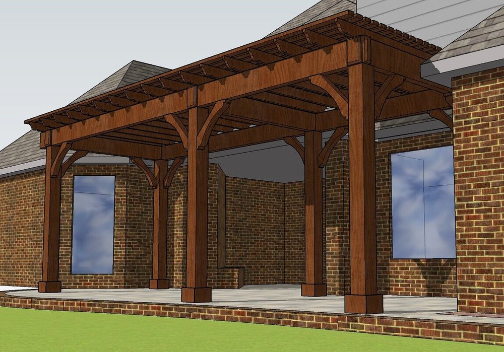 Custom Patio Design — Denton Pergola and Patio Builder Contractor ...
