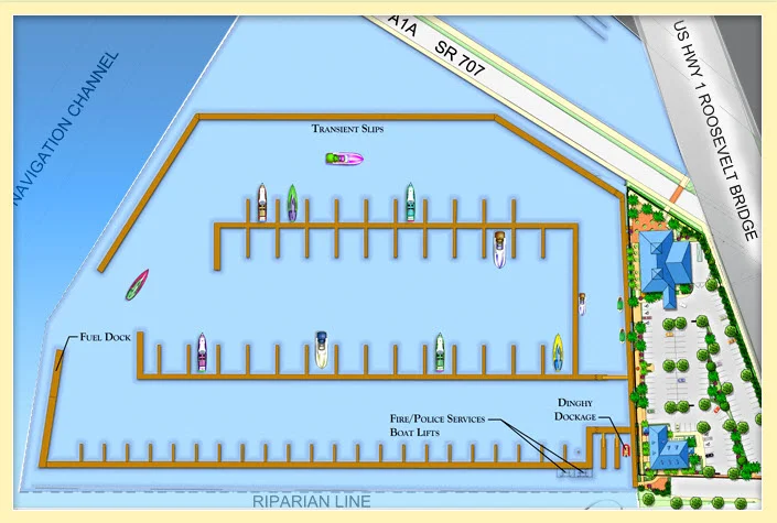 Marina Map — Sunset Bay Marina