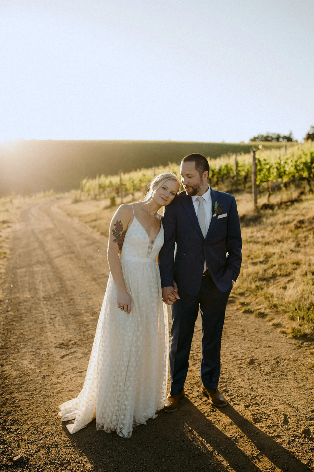 Real Wedding: Jade + Corey :: Intimate + Sunny Country Vineyard Wedding｜a&bé bridal shop
