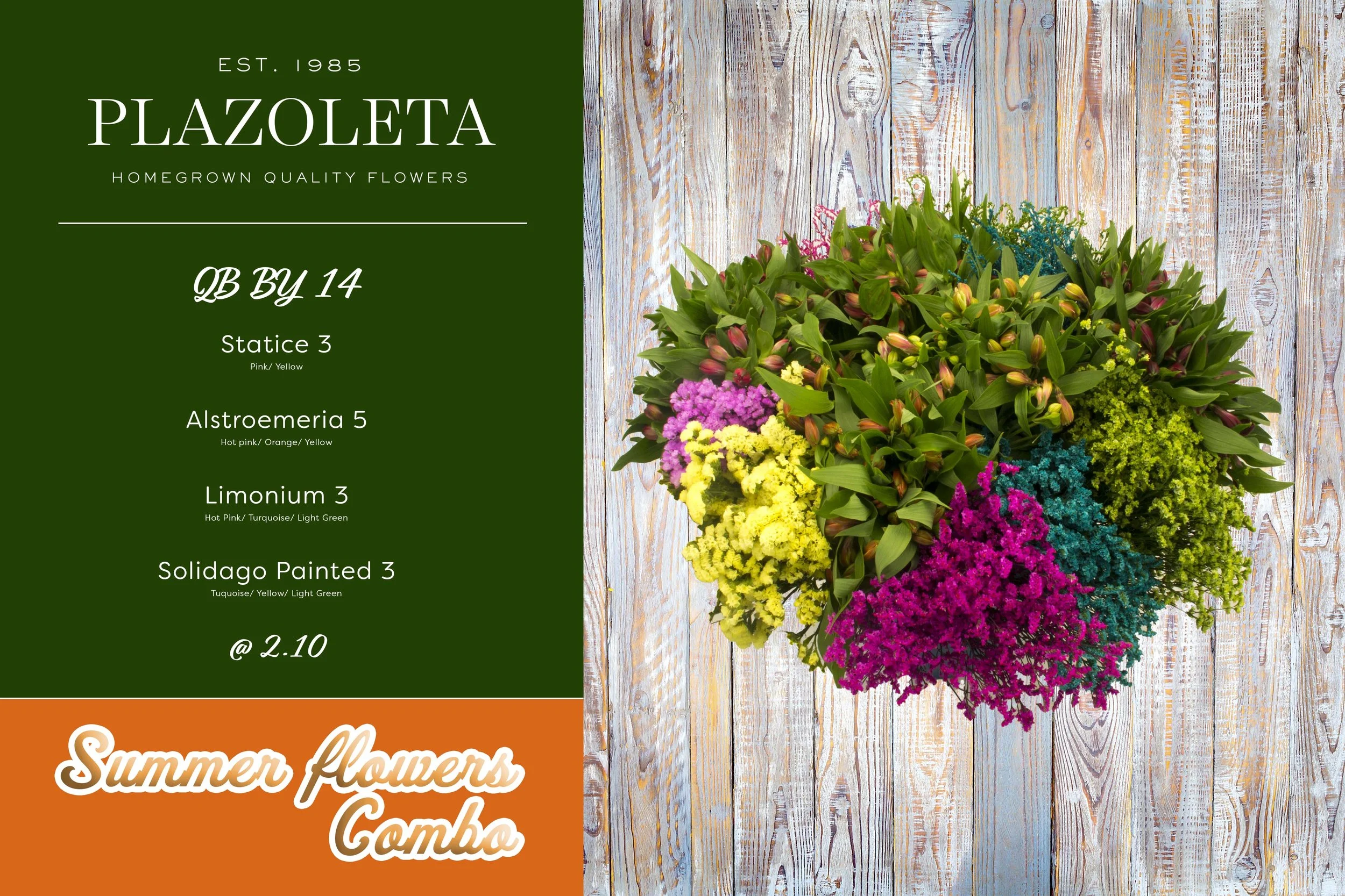 Combo Boxes - Plazoleta Flowers