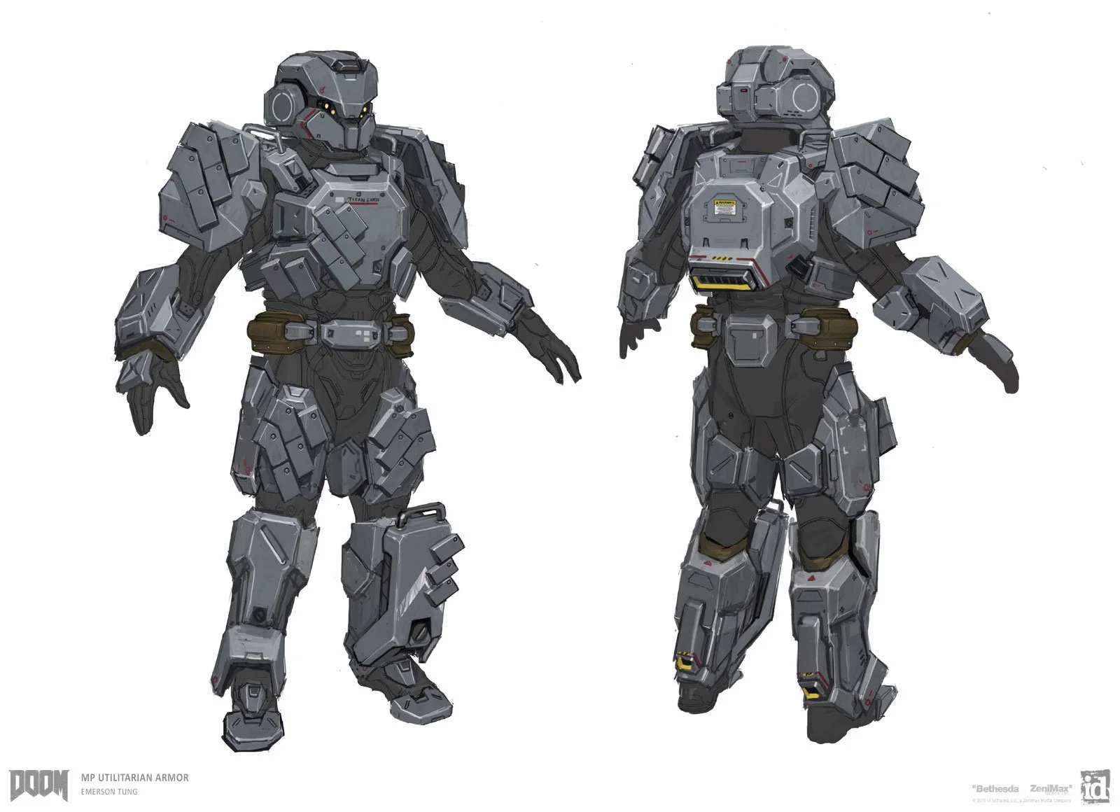 DOOM (2016) Concept Art — Emerson Tung