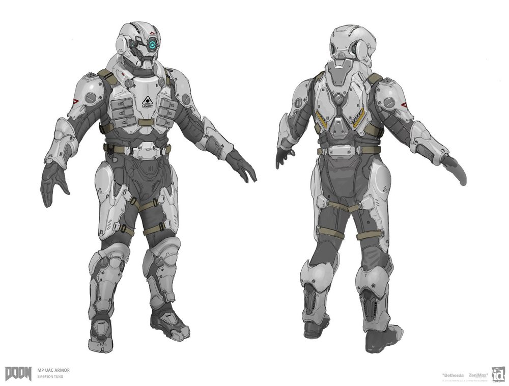 DOOM (2016) Concept Art — Emerson Tung