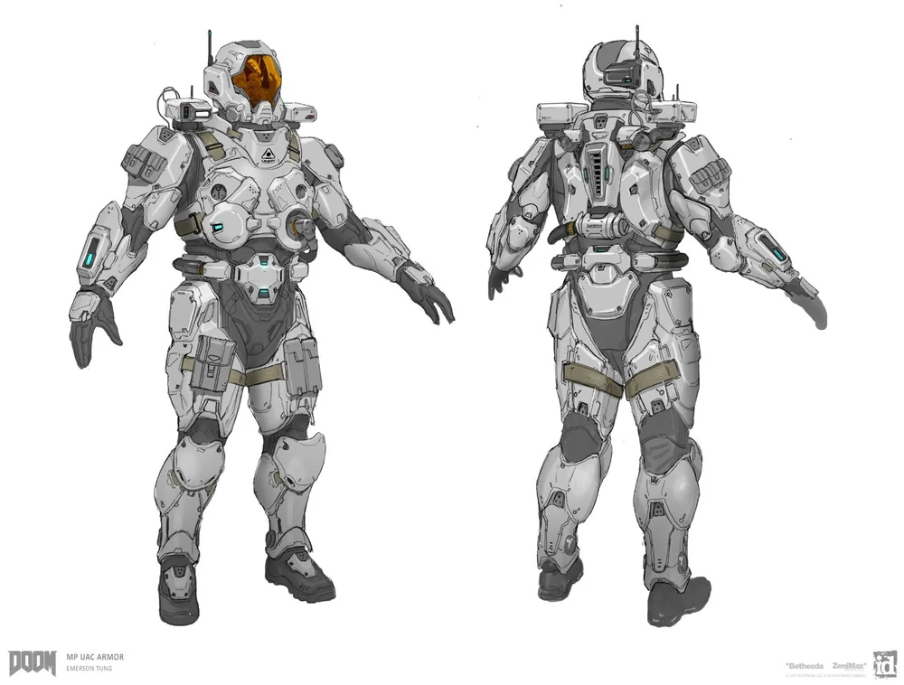 DOOM (2016) Concept Art — Emerson Tung