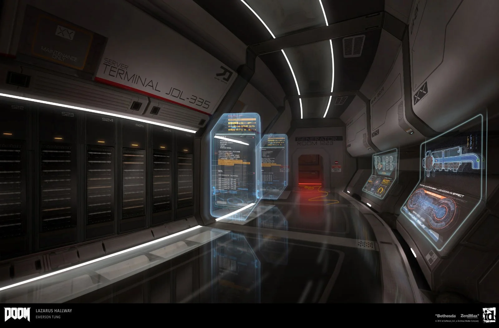 DOOM (2016) Concept Art — Emerson Tung