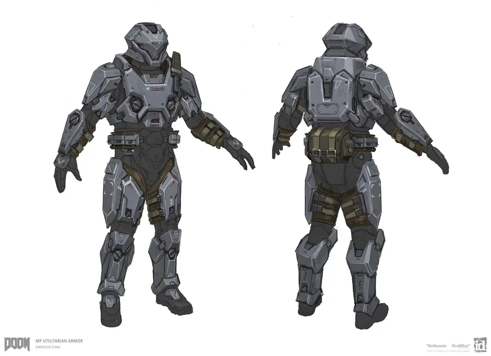 DOOM (2016) Concept Art — Emerson Tung
