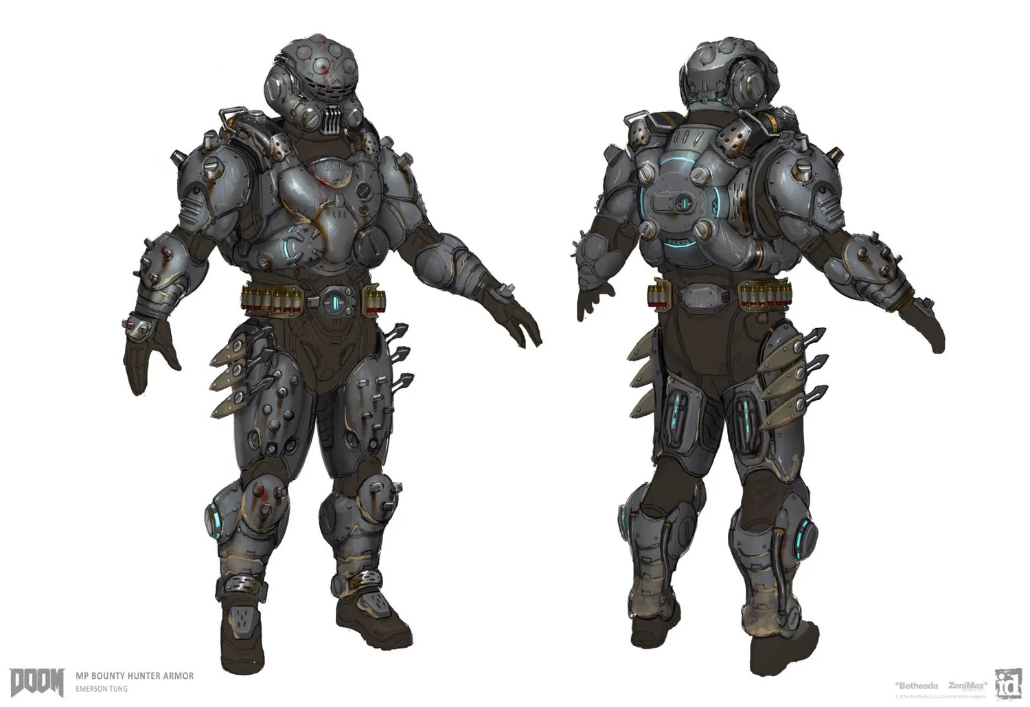 DOOM (2016) Concept Art — Emerson Tung