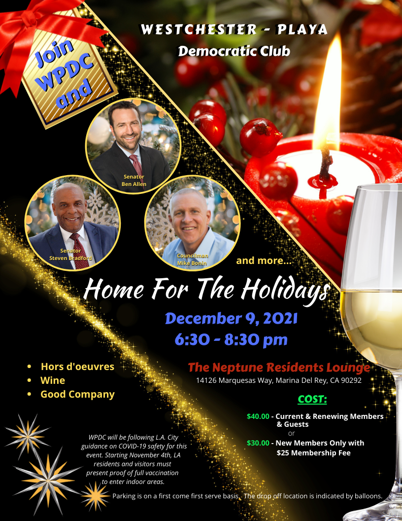 WPDC Holiday Party — Westchester-Playa Democratic Club | Los Angeles, CA