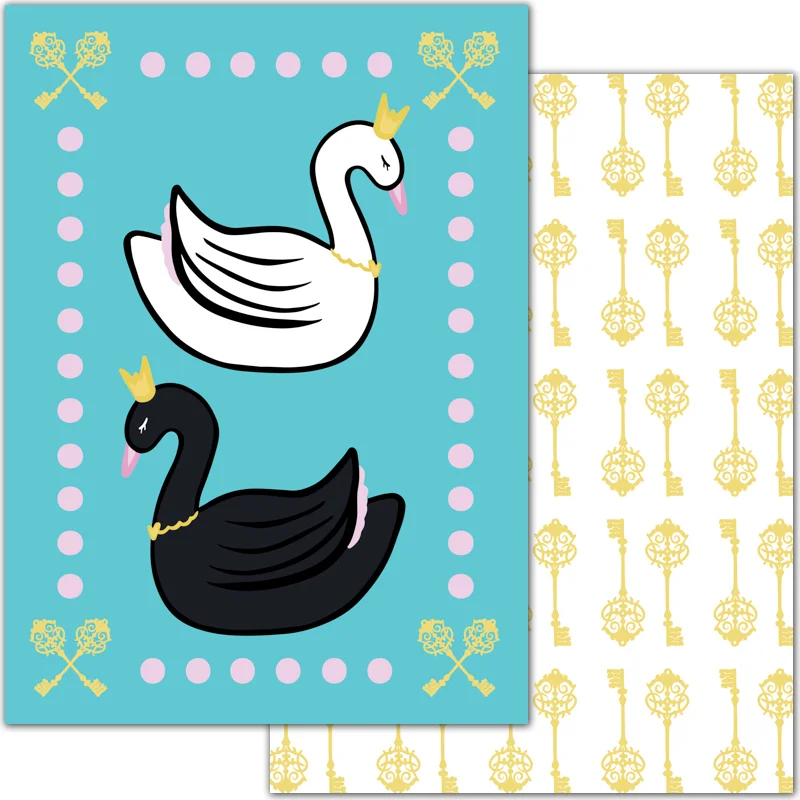 Swan Love Clipart Dividers